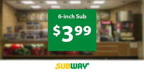 Enjoy 2 Footlongs For 12 99 With Subway Coupon Code