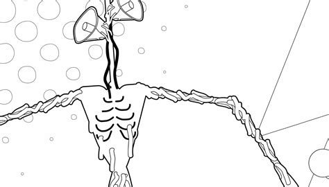 24 Free Siren Head Coloring Pages The Enigmatic Silhouette