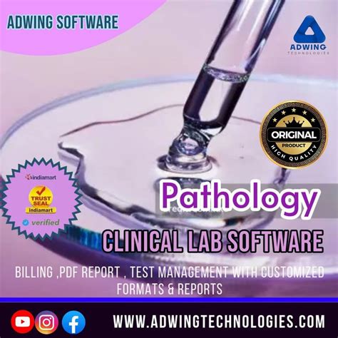 Pathology Software With Medical Certificate Free Demo Available At