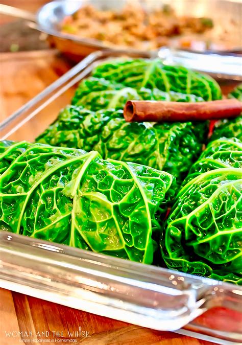 Chicken Cabbage Rolls Woman And The Whisk