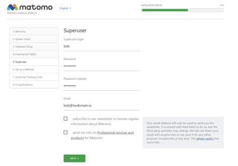 Guide To Install Matomo Web Analytics On Almalinux 9