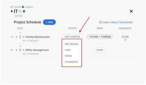 Phases Status Mosaic