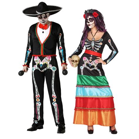 Disfraz Del Dia De Muertos Disfraz De Día De Los Muertos Mexicano