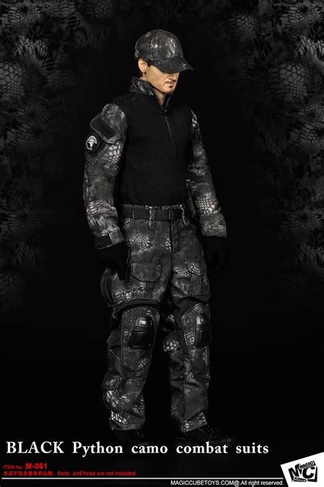 Mc Toys Black Python Camo Combat Suit