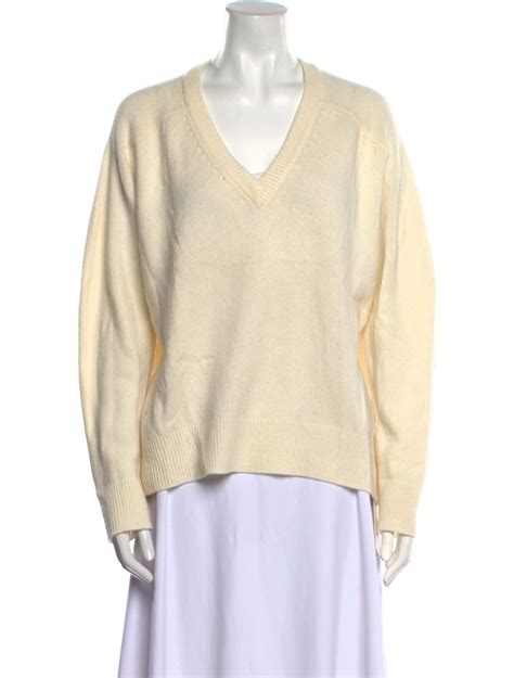 Naked Cashmere Cashmere V Neck Sweater Neutrals Knitwear Clothing