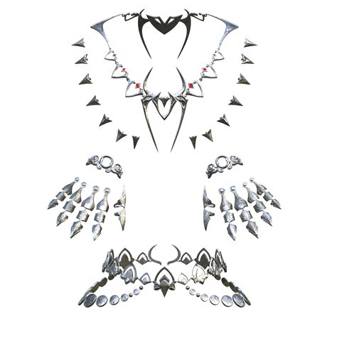 Viconia Devir Shar Cult Accessories Set Baldurs Gate 3 3d Model By