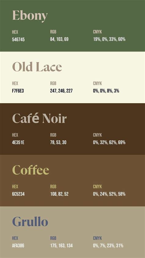 Best 13 20 Brown Color Palettes With Names And Hex Codes Artofit