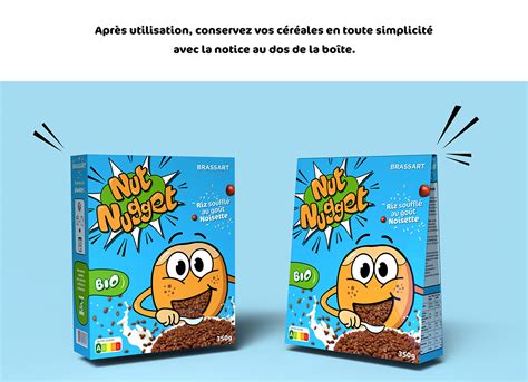 Nut Nugget Céréales Packaging On Behance
