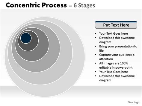 Staged Concentric Diagram Presentation PowerPoint Images Example Of PPT Presentation PPT