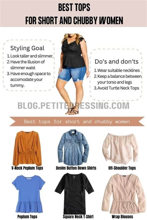 The Tops Guide For Short And Chubby Women Short And Curvy Fashion