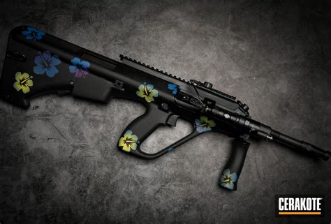 Steyr Aug Finished With H 190 H 354 H 319 And H 362 Cerakote