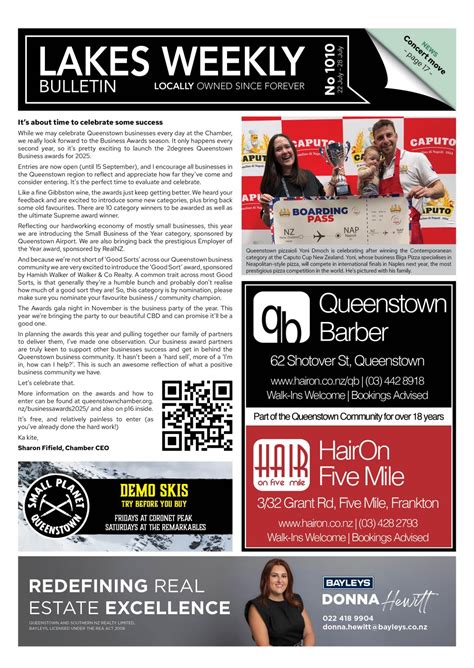 Issue 1010 Lakes Weekly Bulletin