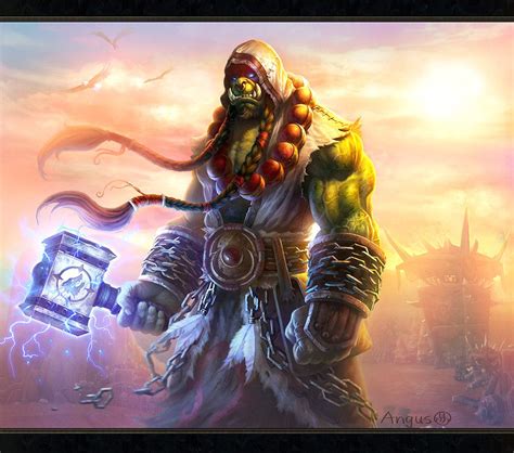 Thrall Angus Yi Warcraft Art Warcraft Heroes Warcraft Characters