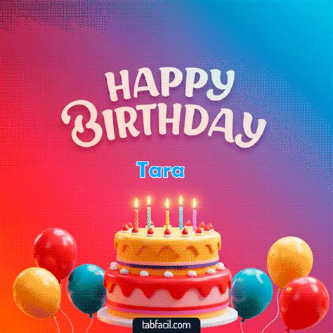 🎂 Happy Birthday De Colores Tara Tarjetas  Online