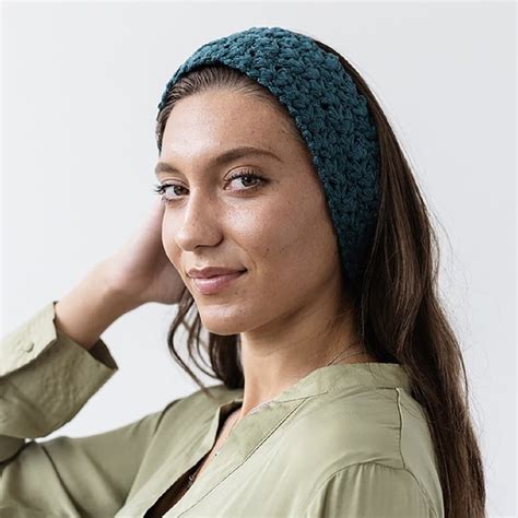 Lotus Headband Free Crochet Pattern Stardust Gold Crochet