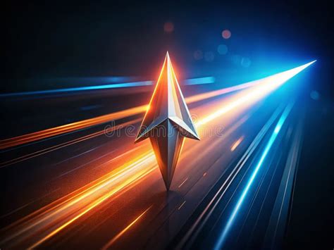 Stunning Long Exposure Photography Captures A Modern Compass Arrow Logo Design Exuding