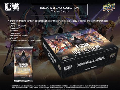 Upper Deck Unveils Blizzard Legacy Trading Card Collection Noticias De Wowhead