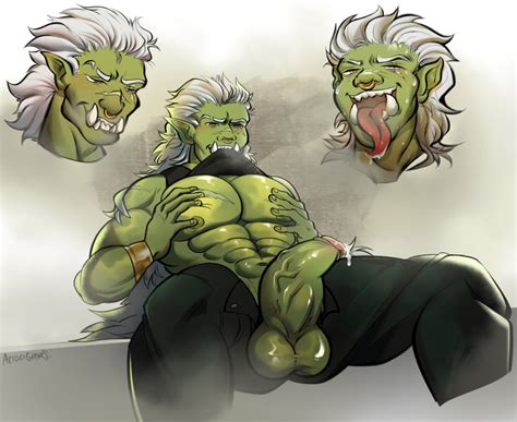 Rule 34 1boy Acidd Grrs Leaking Precum Male Male Only Muscular Orc