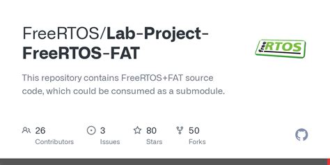 GitHub FreeRTOS Lab Project FreeRTOS FAT This Repository Contains FreeRTOS FAT Source Code