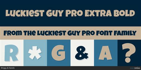 Fonts Similar To Luckiest Guy Pro