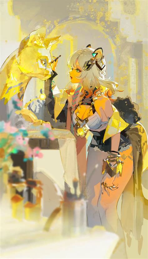 Xilonen Wallpaper Charakterdesign Anime Frau Kunst Skizzen