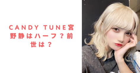 Candy Tune宮野静はハーフ？前世は？本名・年齢は？大学は？ ゆるの、芸能ニュースまとめ