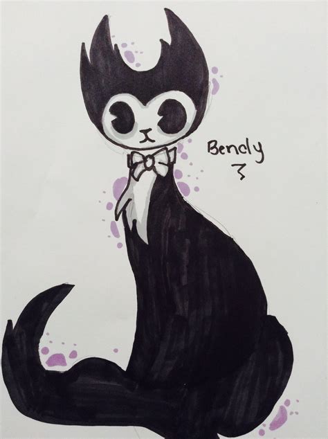 Bendy Cat Bendy And The Ink Machine Sketches Alice Angel