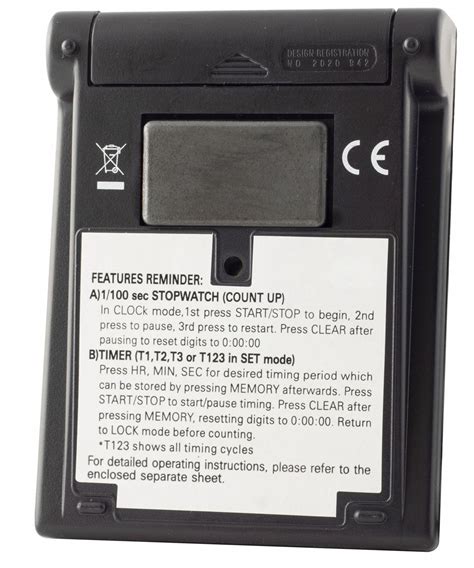 Traceable Triple Display Timer 8at41 5025 Grainger