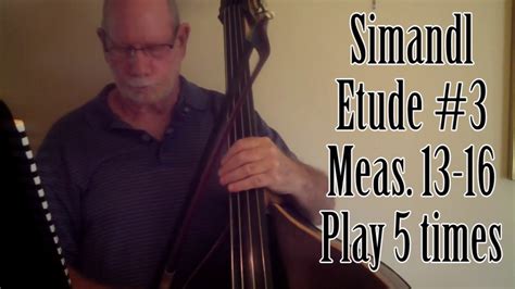 Set I Etude 3 Simandl New Method For All Region Youtube