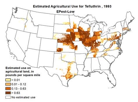 1993 Pesticide Use Maps