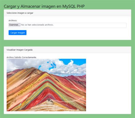 Cargar Y Almacenar Imagen En MySQL PHP Actualizado BaulPHP