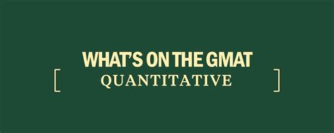 Whats Tested On The Gmat Quantitative Section Kaplan Test Prep