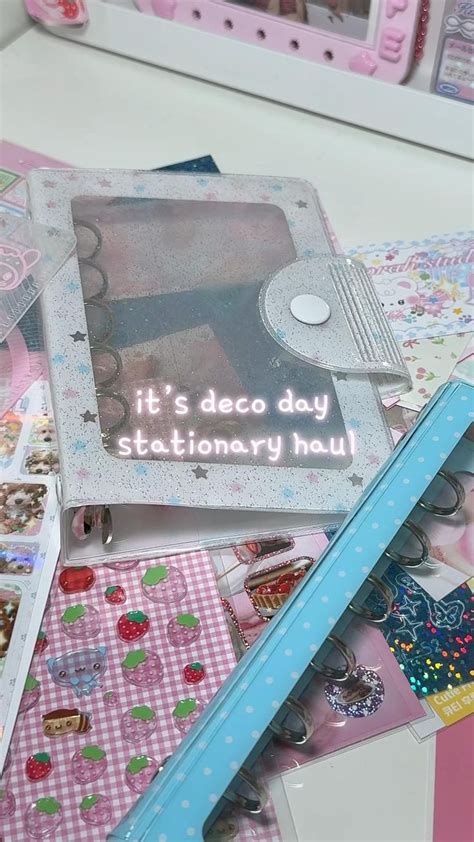 Its Deco Day Korean Stationery Haul 💗 So Many Cute Deco Stickers In