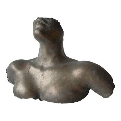 1960s Patinated Bronze Nude Female Bust Sculpture Chairish