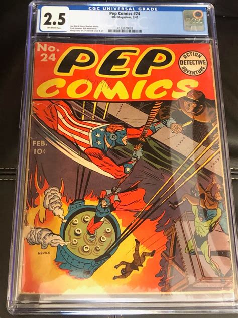 Closed Pep 24 Cgc 25 Batman 181 Cgc 50 Strange Tales 110 Cgc 20