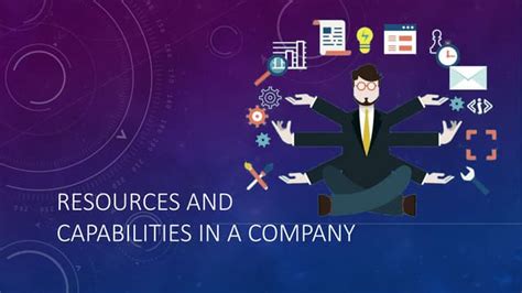 Resources And Capabilities In A Company Pdf