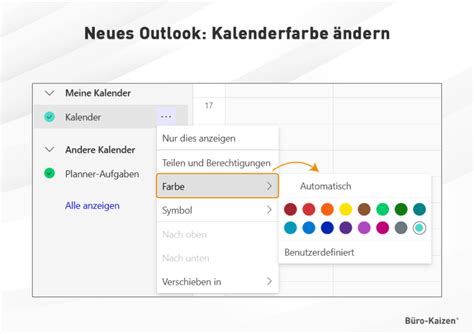 Outlook Farbe ändern Design Hintergrund E Mails Kalender