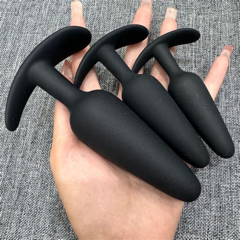 3 Piece Silicone Anal Training Starter Kits Beginner Anal Trainer Butt