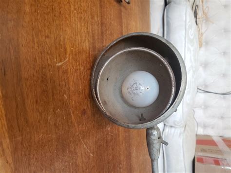 Vintage Dazor Mfg Articulating Mounted Desk Lamp Model 1104