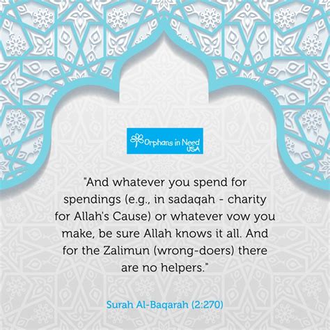 Orphans In Need Usa On Linkedin This Quranic Verse Encourages Us To