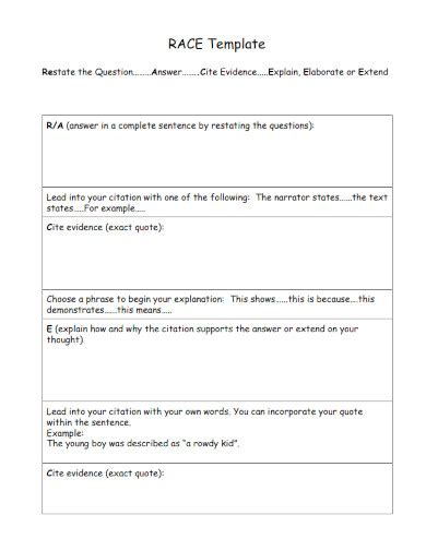 Race Examples Pdf Examples