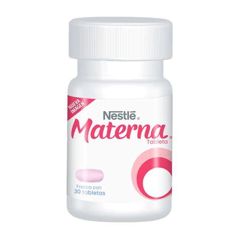 Nestlé Materna Vitaminas Y Minerales C30 Tabletas Farmatodo En Linea
