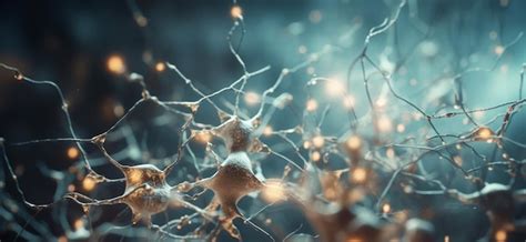 Premium Ai Image Illustration Of Neuron Cell And Neurons In Space