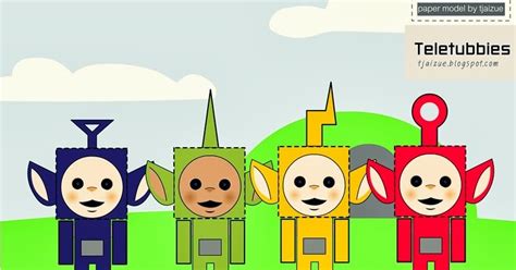 Paper Toys Teletubbies Papercraft4u Free Papercrafts Paper Toys