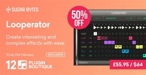 Sugar Bytes Looperator Plugin Boutique 12th Anniversary Exclusive