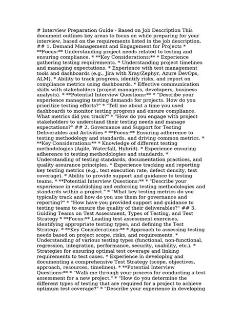 Interview Preparation Guide Pdf Software Testing Soap