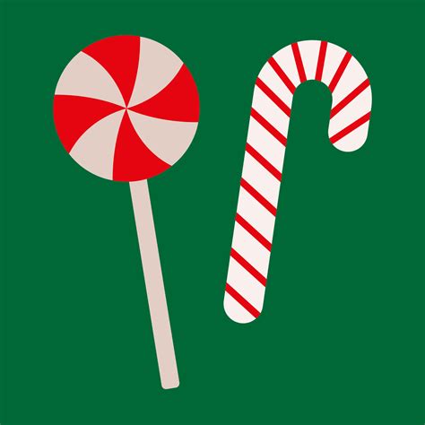 Christmas Candy Canes Christmas Stick Traditional Xmas Candy With Red