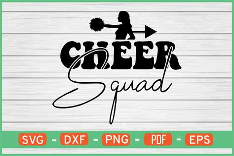 Cheer Squad T Shirt Designs Svg Graphic By Ijdesignerbd777 · Creative