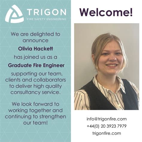 Welcome To Trigon Fire Safety Olivia Hackett Adam Eaton