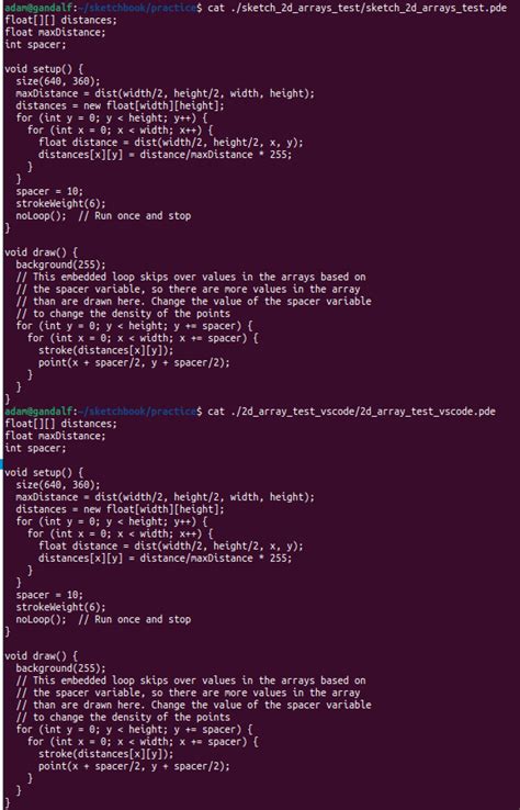 Identical Code Works In Processing Ide But Not From Vs Codecli